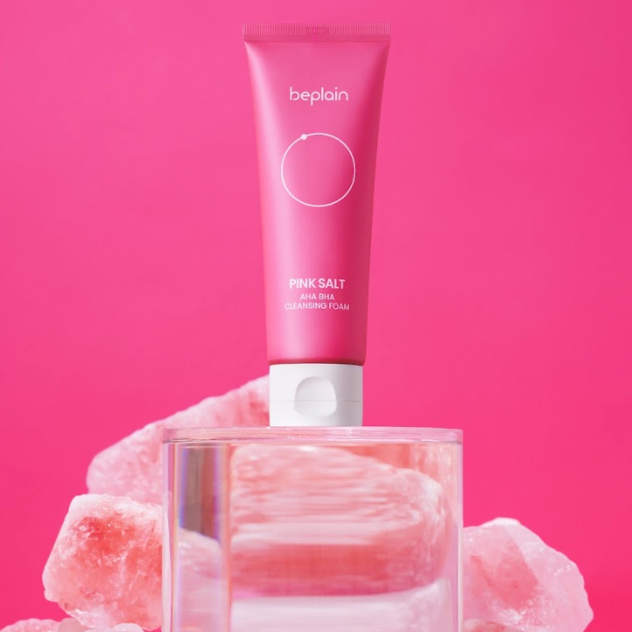 BEPLAIN Pink Salt AHA BHA Cleansing Foam – Sincere